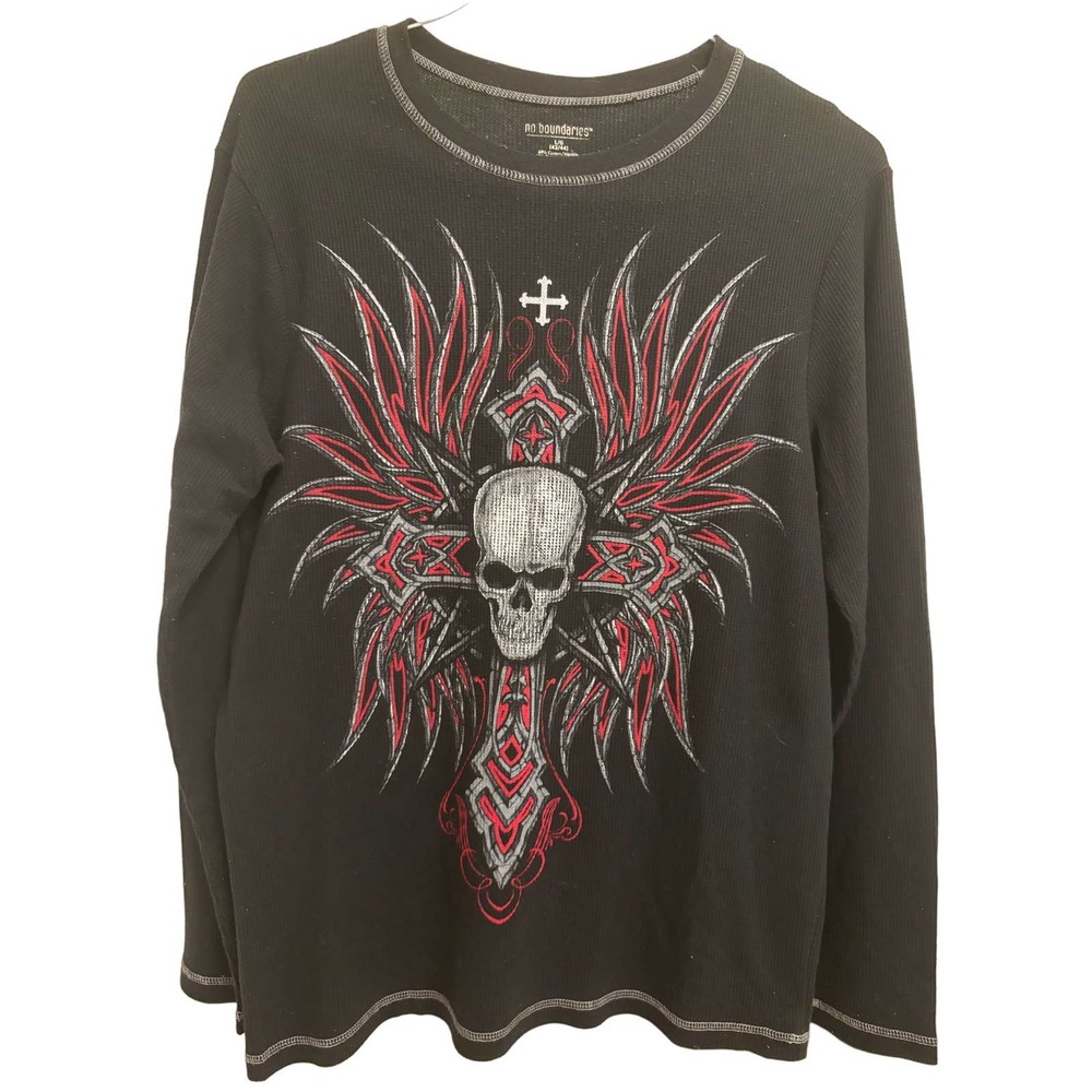 No Boundaries Y2k Emo Gothic Punk Grunge Style Cross … - Gem